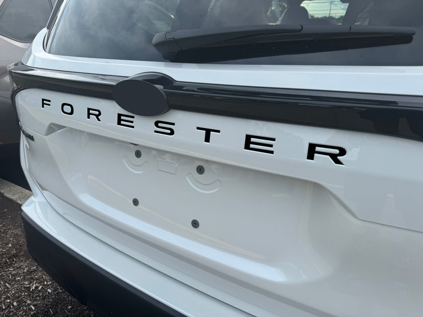 Letter Inserts Compatible with 2025+ Subaru Forester Tailgate/ Trunk L ...