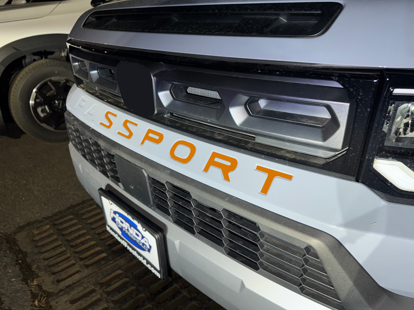 Front Bumper/Grill Letter Inserts Compatible with 2026+ Honda Passport ...